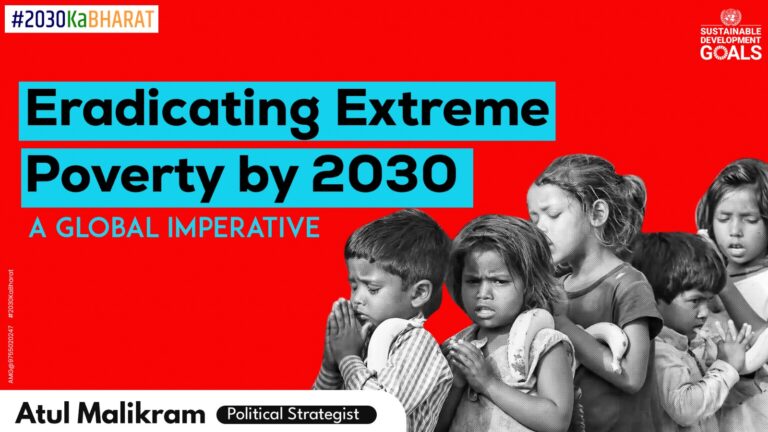 Eradicating Extreme Poverty by 2030 for a better world