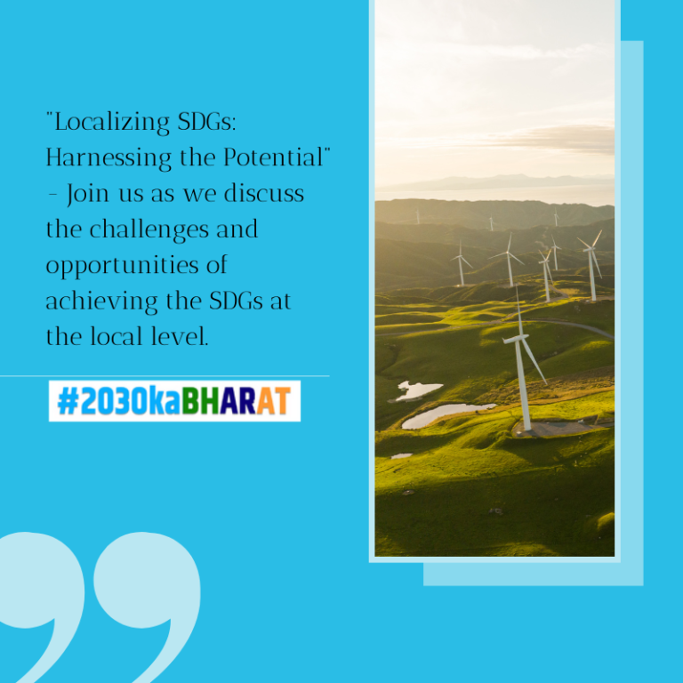 SDG Localization in India 2024: Shaping 2030 Bharat